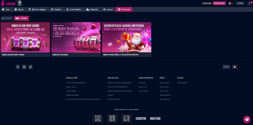 Victorybet Casino 🏅 recenzie, bonusuri exclusive, jocuri